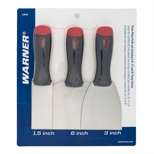 1.5″, 3″, 6″ PUTTY KNIFE SET – Warner Tool